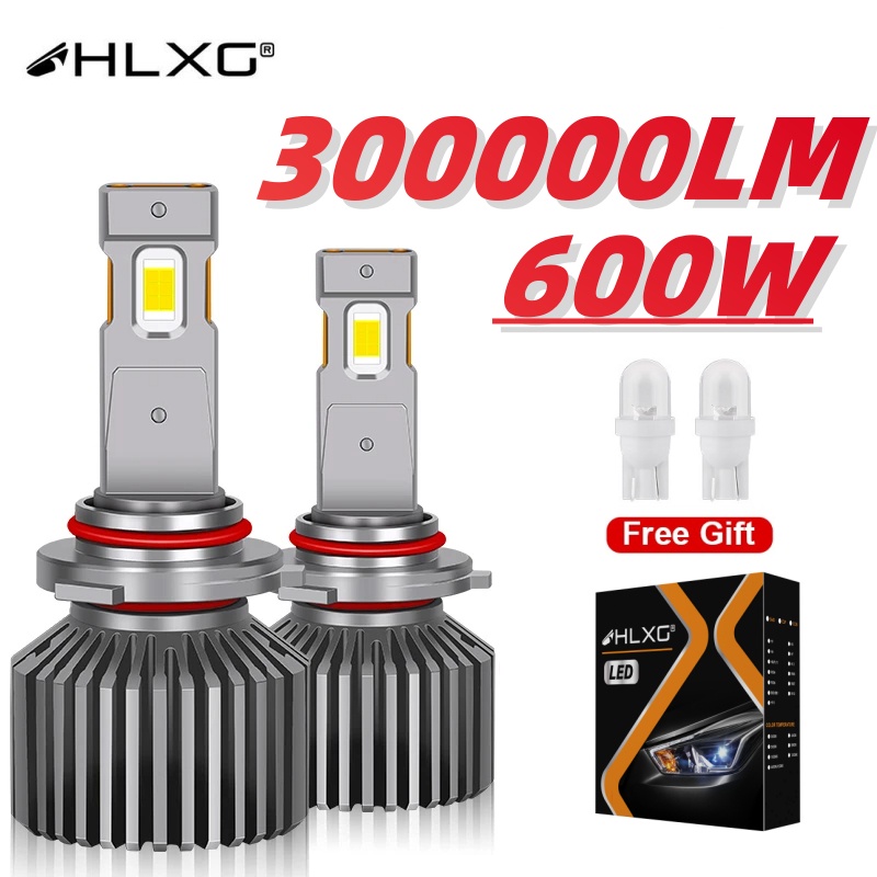 Hlxg 2ชิ้น H7 LED หลอดไฟหน้ารถยนต์ LED H1 H4 H11 9005 HB3 9006 HB4 9012 HIR2 300000LM ไฟตัดหมอก ...