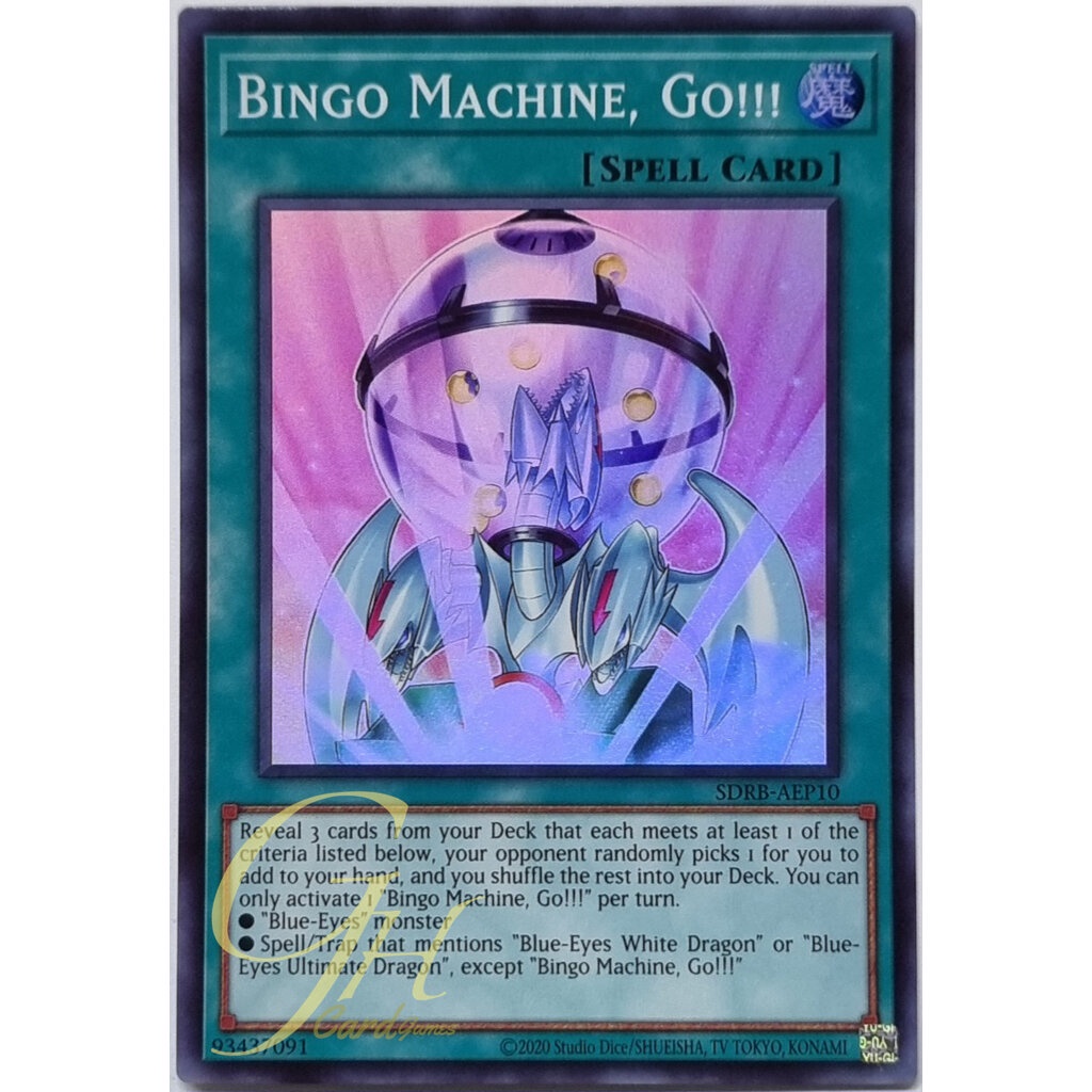 Yugioh [SDRB-AEP10] Bingo Machine, Go!!! (Super Rare) | Shopee Thailand