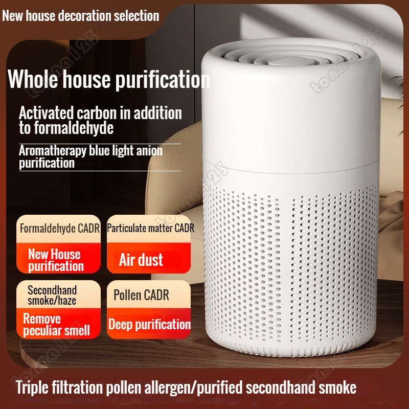 เครื่องฟอกอากาศ HEPA PM2.5 กําจัดควัน ฝุ่น กลิ่นอับ ฟอร์มาลดีไฮด์ สําหรับบ้าน | Shopee Thailand