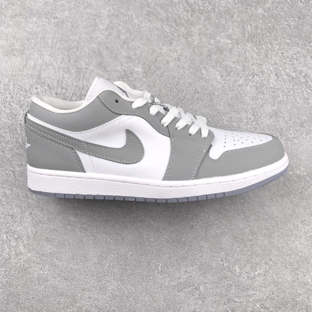 Local support store Air Jordan 1 Low "Wolf Grey" AJ1 Joe 1 gray and ...