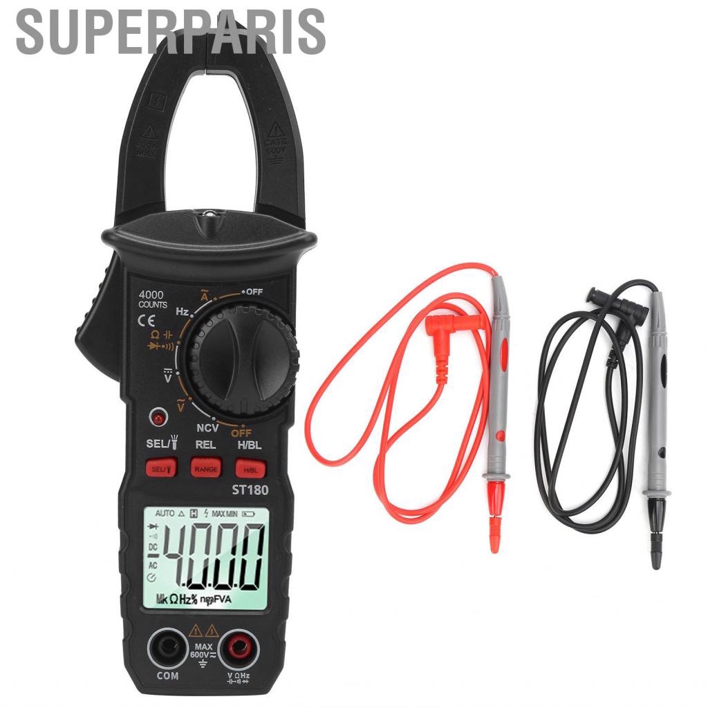 Superparis ST180 Digital Clamp Multimeter AC/DC Voltage Meter Automatic ...