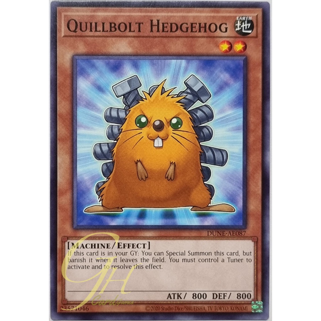 Yugioh [DUNE-AE087] Quillbolt Hedgehog (Common) | Shopee Thailand