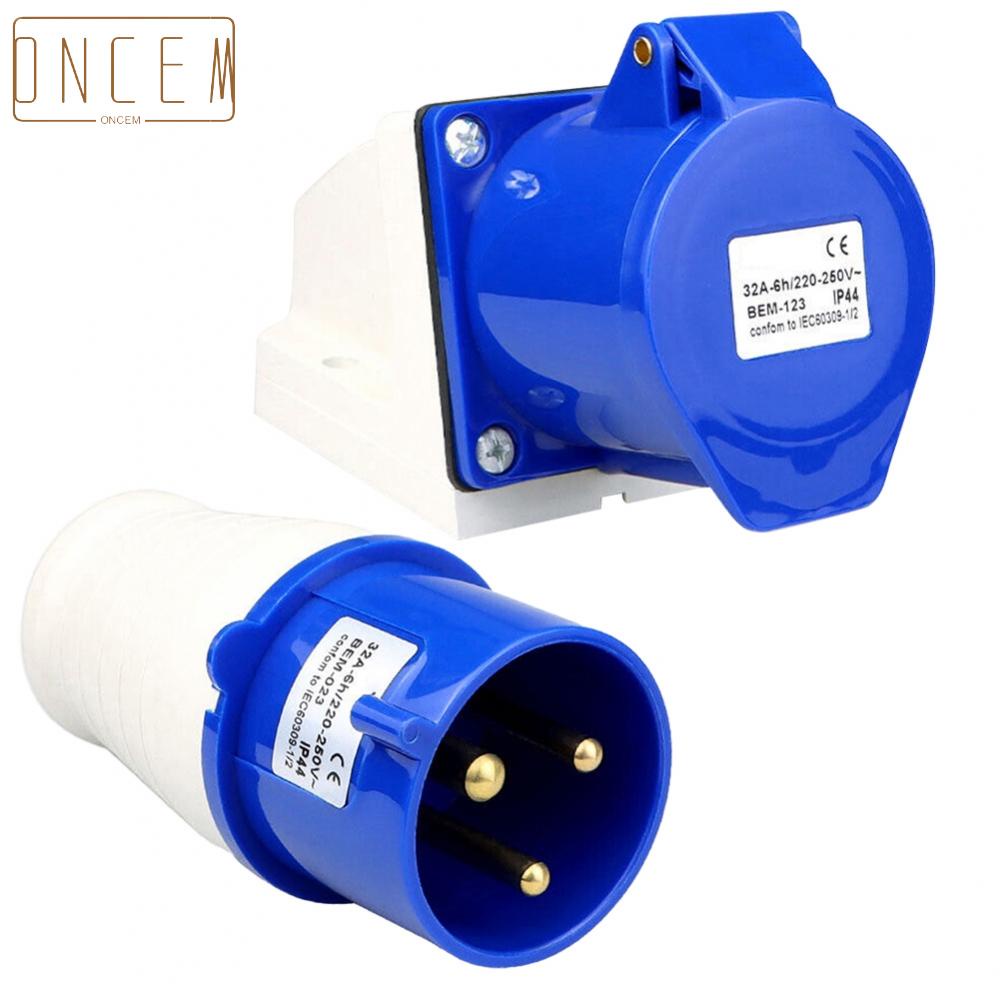 【ONCEMOREAGAIN】Reliable Performance Industrial Plug and Socket 3P 32A ...