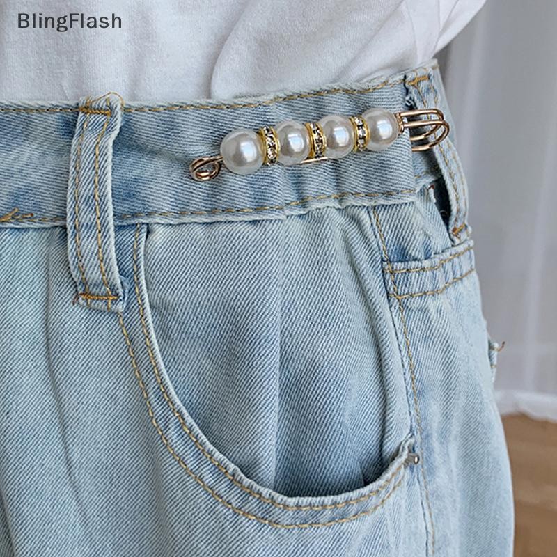 [BlF] 1 ชิ้นเอว Retraction Pin Anti Light เข็มกลัดกางเกงผู้หญิงหัว ...