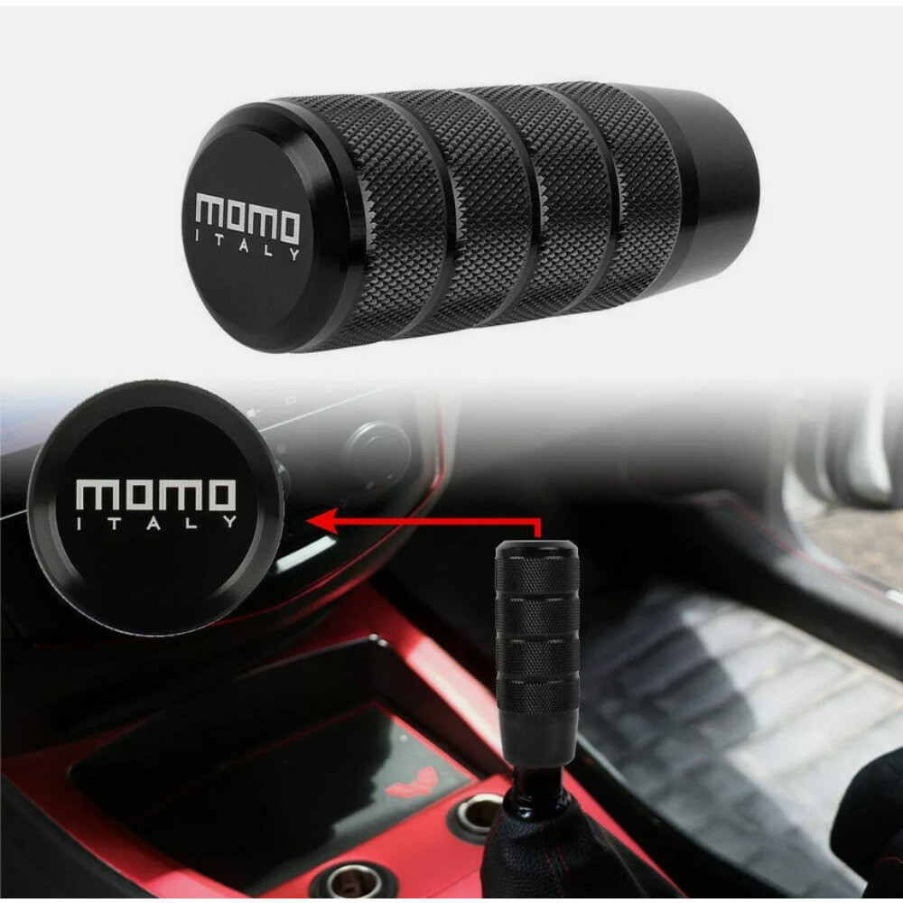 อลูมิเนียมสีดําคู่มือ MT Racing Gear Stick Shifter Shift Knob M8 M10 ...