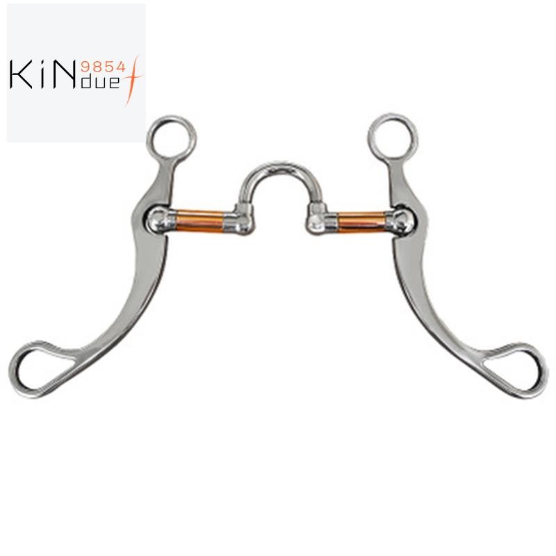 สแตนเลส Snaffle Bit Horse Bits Western Snaffle Bits สําหรับ Horses ปาก ...
