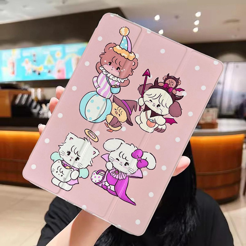 พับได้ เคาไอแพด ลายการ์ตูน เคสใสไอแพด Mikko ไอเเพด 10.2 gen7/8/9 iPad gen10 ipad Pro11 2018-2022 ...