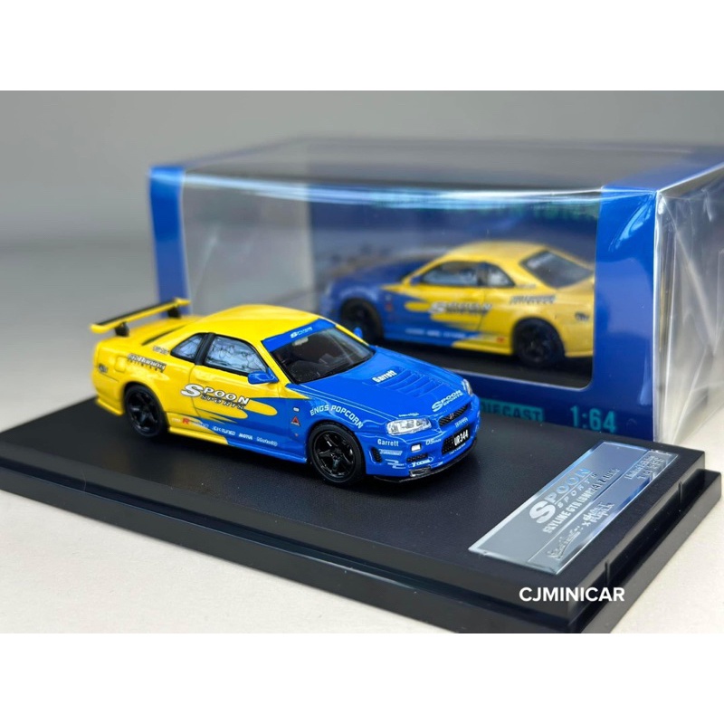 🔺Nissan Skyline GTR R34 Spoon Scale 1:64 ยี่ห้อ Stance Hunter | Shopee ...