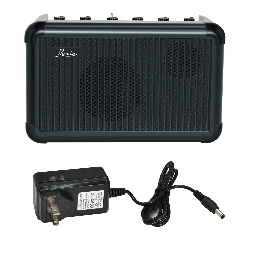 Rowin แอมป์ขยายเสียงกีตาร์ไฟฟ้า เอฟเฟคจูนเนอร์ PE-10 หลายเอฟเฟคในตัว ...
