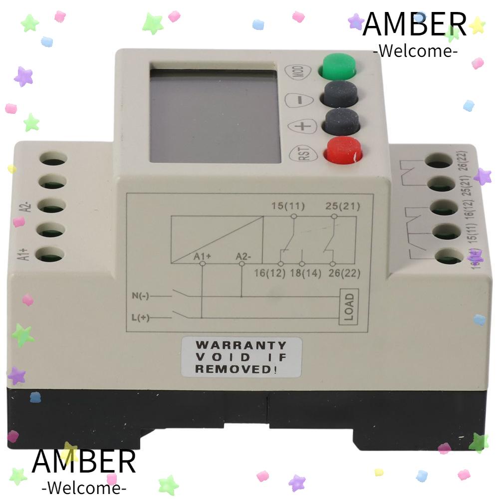 Amber รีเลย์ป้องกันแรงดันไฟฟ้า พลาสติก SVR1000 รางไกด์ ปรับได้ 35 มม. ...