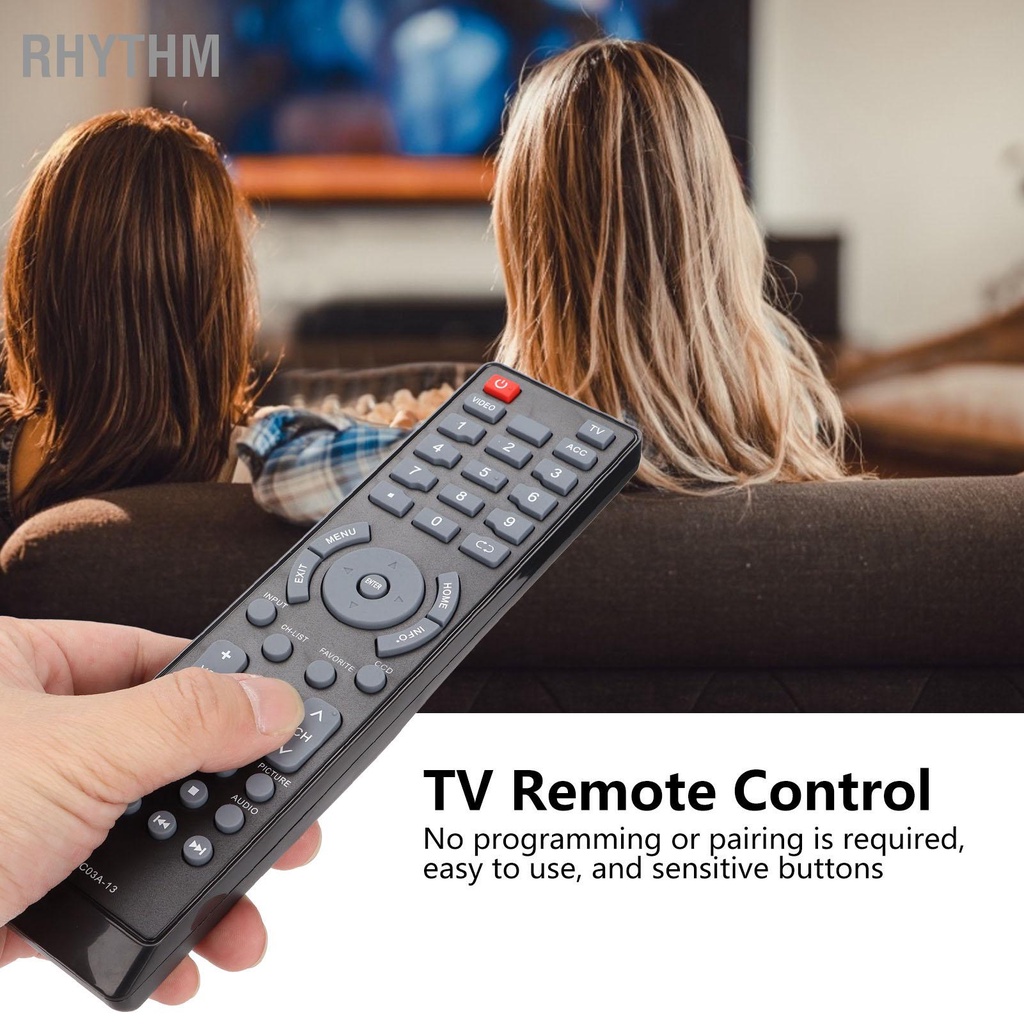 Rhythm สำหรับ Dynex รีโมทคอนโทรล Original TV รีโมทคอนโทรลสำหรับ ...