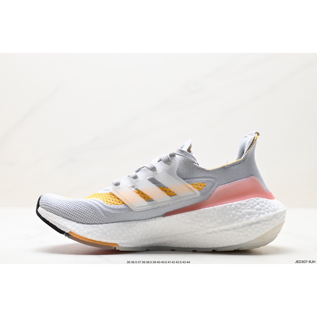 adidas AD Ultra Boost 21 Consortium ถักด้านบนระบายอากาศดูดซับแรงกระแทก ...