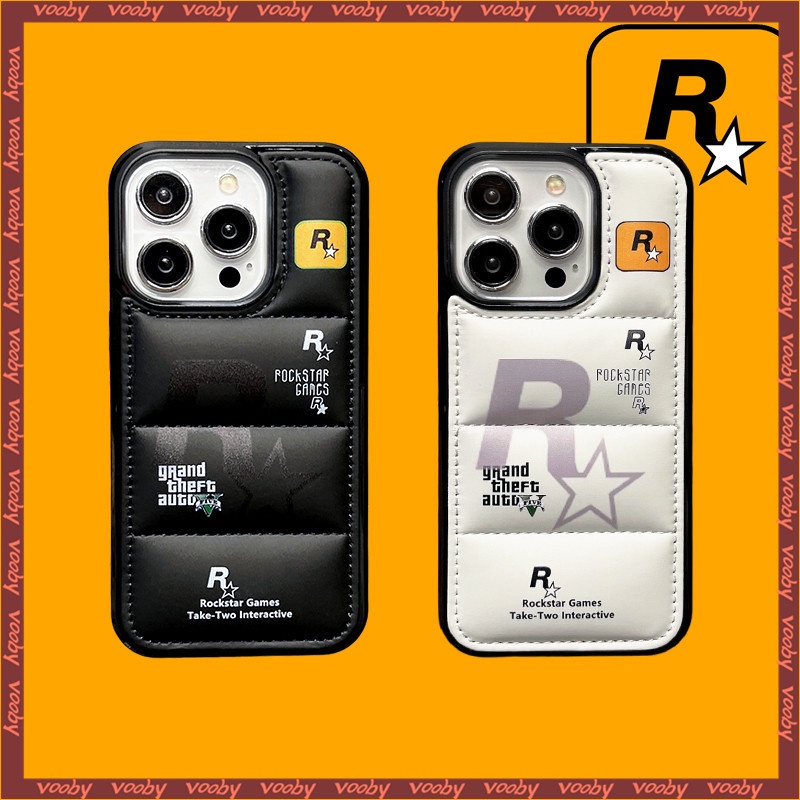 แนวโน้มแฟชั่น Rockstar เกม R star Down แจ็คเก็ตเคสโทรศัพท์เหมาะสําหรับ ...