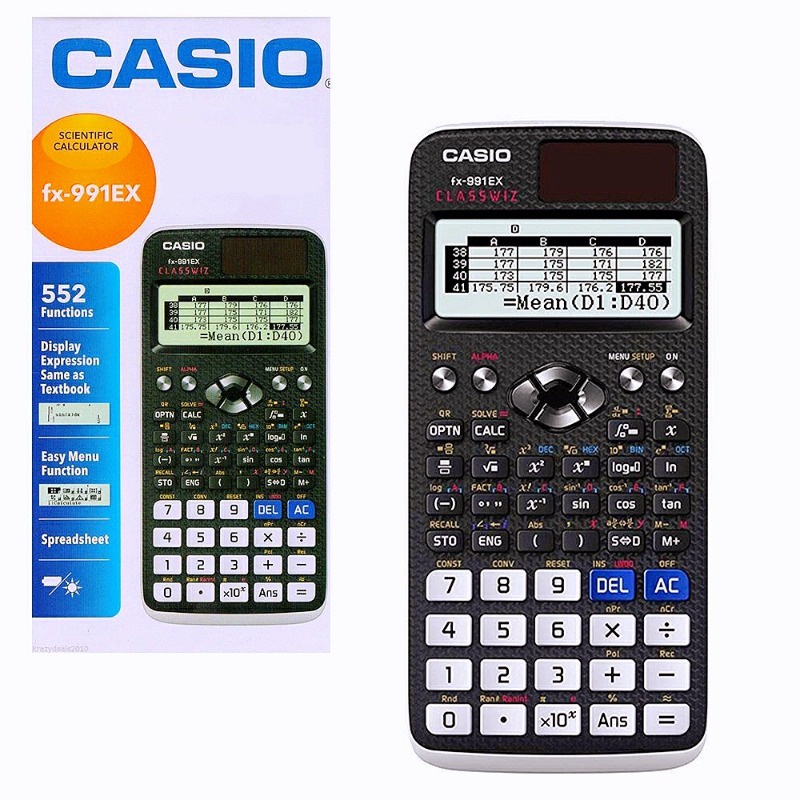 Casio FX-991EX FX991ex FX 991ex Scientific Calculator Classwiz scientific Calculator Black ...