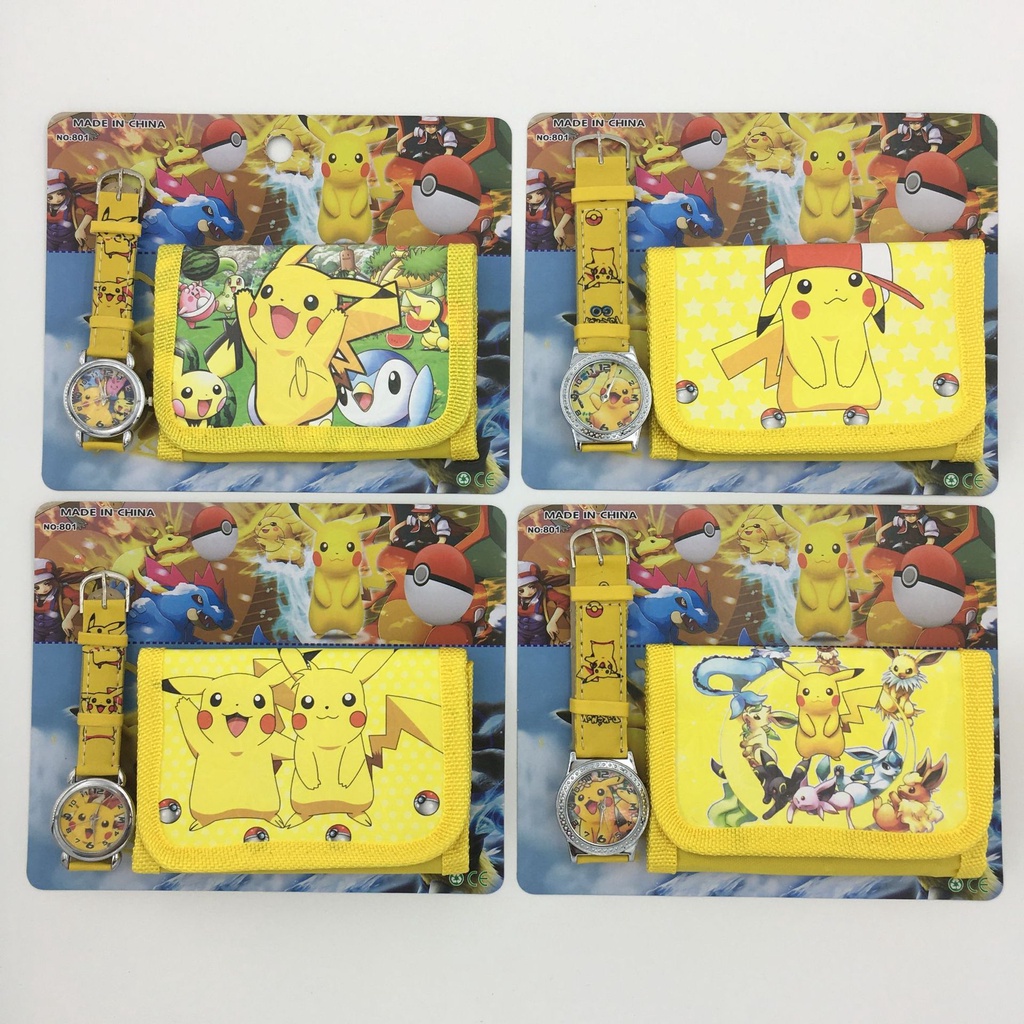 ชุดกระเป๋าสตางค์ ลายการ์ตูน Pikachu Spiderman Frozen Pei Pei Pig ของ ...