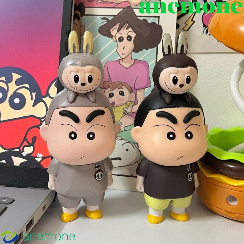 Anemone Labubu Crayon Shin-Chan รูป, PVC ตุ๊กตารูปปั้น Crayon Shin-Chan ...