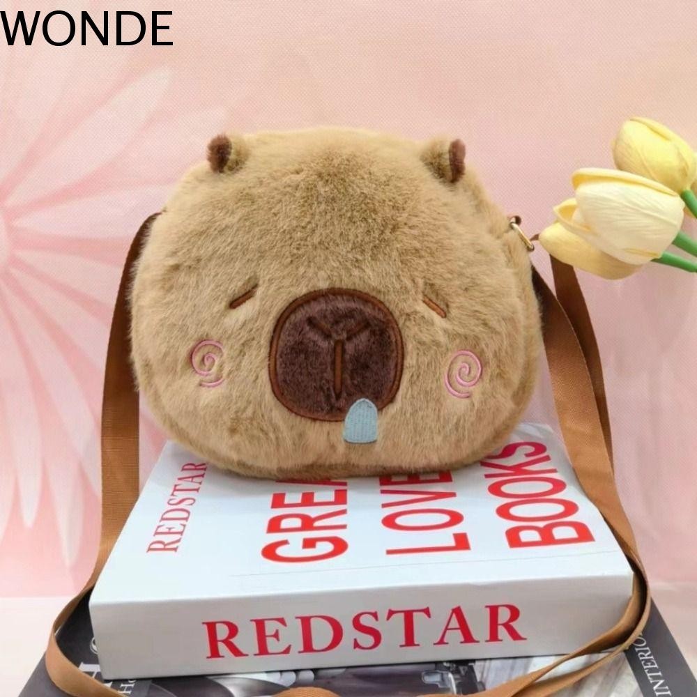 Wonde Capybara กระเป๋าโทรศัพท์ตุ๊กตา, Runny Nose Blushing Capybara ...