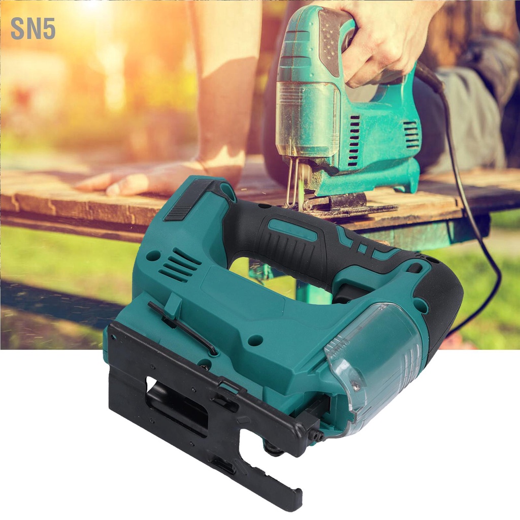 SN5 เลื่อยจิ๊กลิเธียม 18V ตัวแปร 4 ความเร็ว 0-45° จิ๊กซอว์ตัดไม้มุมเอียง 0-2900r/นาที | Shopee ...