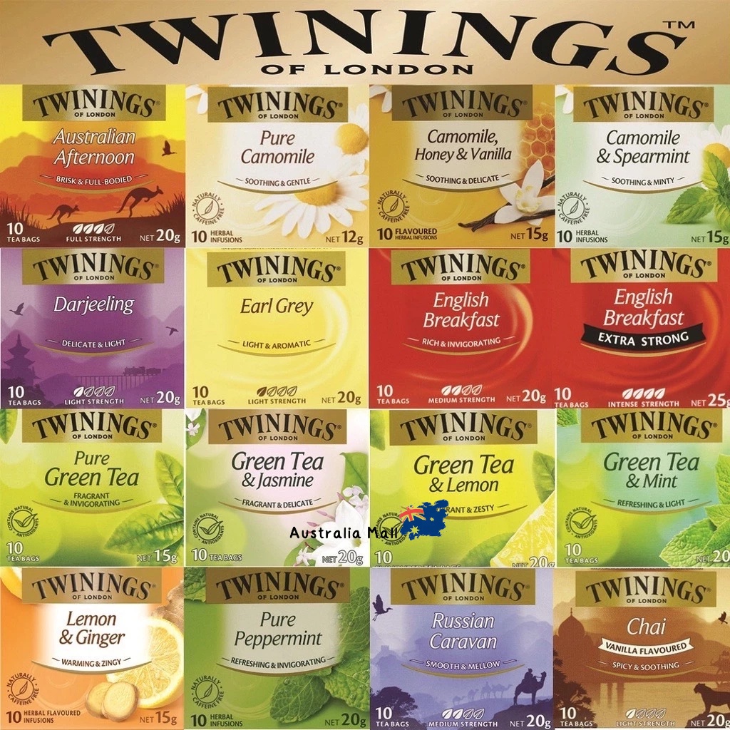มาใหม่ ชา Twinings Tea ชา ทไวนิงส์ 1 กล่อง 10 ซอง ส่งตรงจากออสเตรเลีย ...