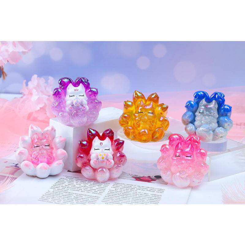 Kunlun nine-tailed fox second generation blind boxของเล่นกล่องแปลกใจ 6 ...