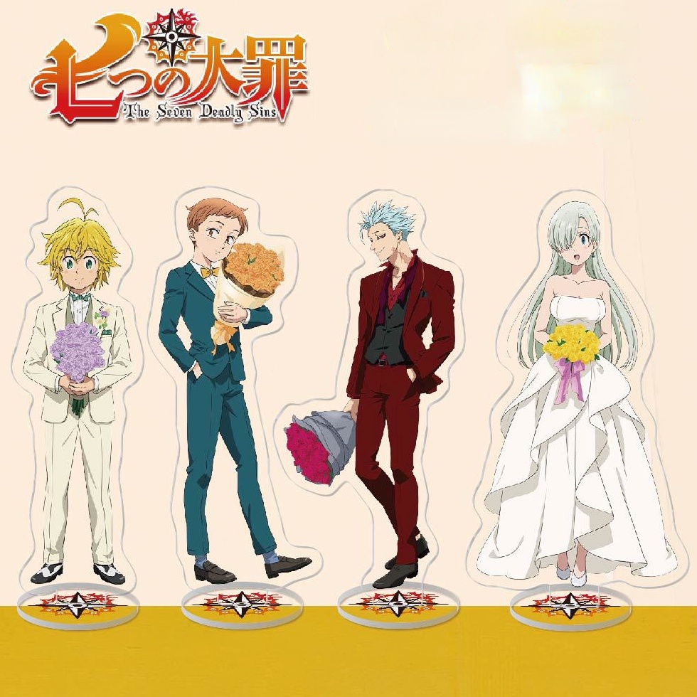 โมเดลฟิกเกอร์อะคริลิค The Seven Deadly Sins Meliodas Liones Hawk Ban ...