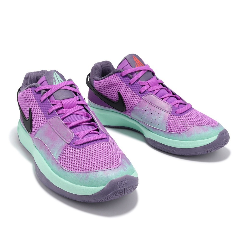 Nike Ja 1 Xmas EP Christmas รองเท้าบาสเก็ตบอลสีม่วงผู้ชาย Real Combat ...