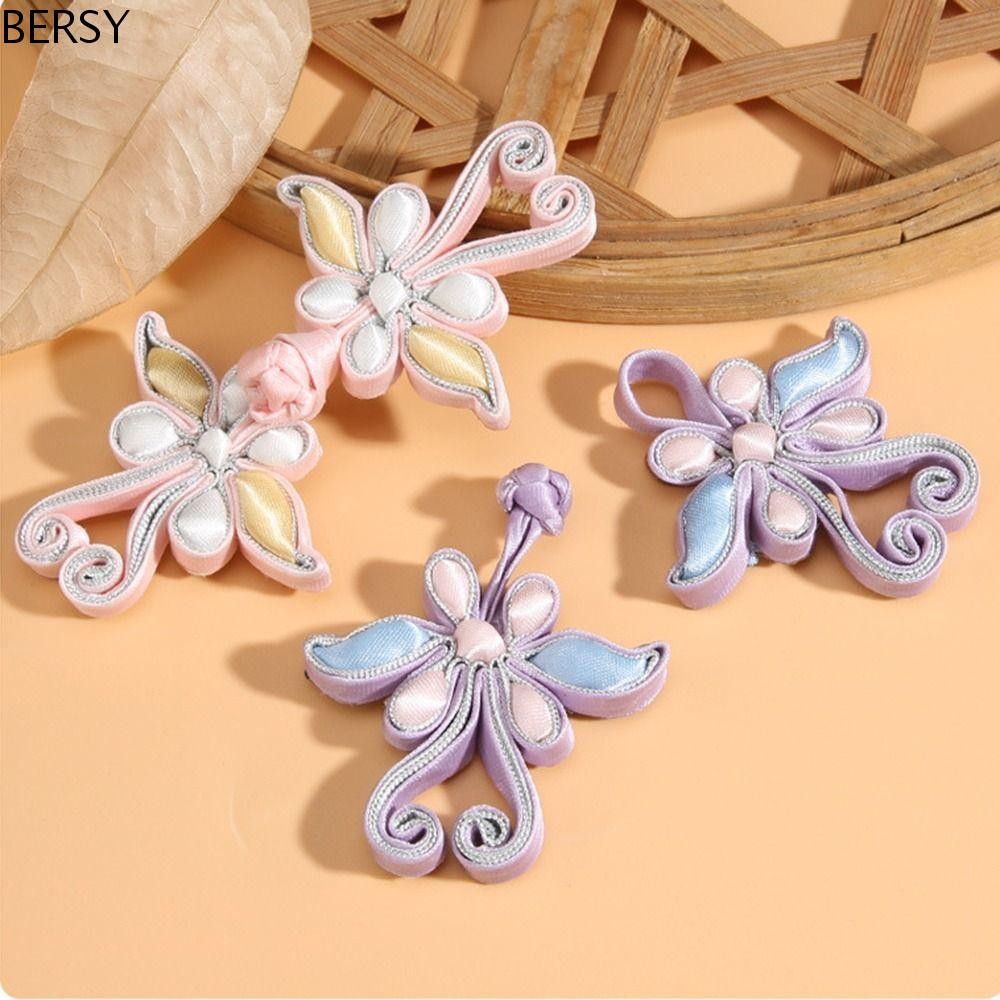 Bersy 3 ชิ้นปุ่มกบจีน,ทําด้วยมือผีเสื้อรูปเย็บ Knot Fastener,ใช้งานง่าย ...
