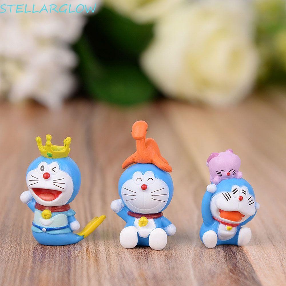 Stellarg Doraemon Action Figures การ์ตูน 8 ชิ้น/เซ็ตตุ๊กตาของเล่น ...