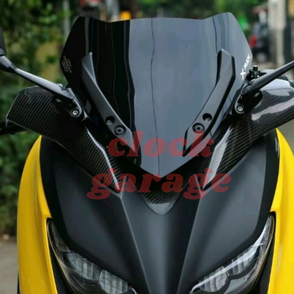 Clockgaragemotoshop ยุโรปสปอร์ต XMAX Windshield Visor XMAX Winsil Xmax ...