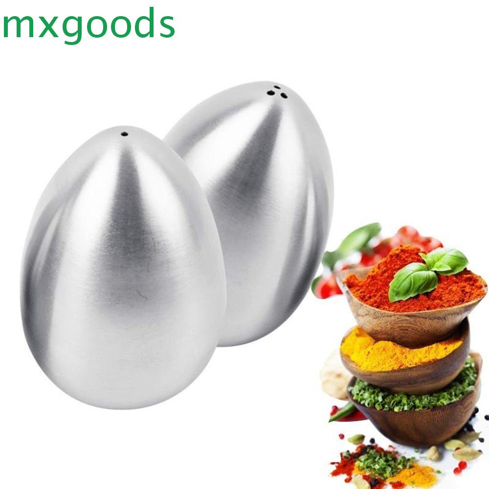 Mxgoods ขวดสเตนเลส รูปไข่ สําหรับใส่เครื่องเทศ เครื่องปรุงรส | Shopee Thailand