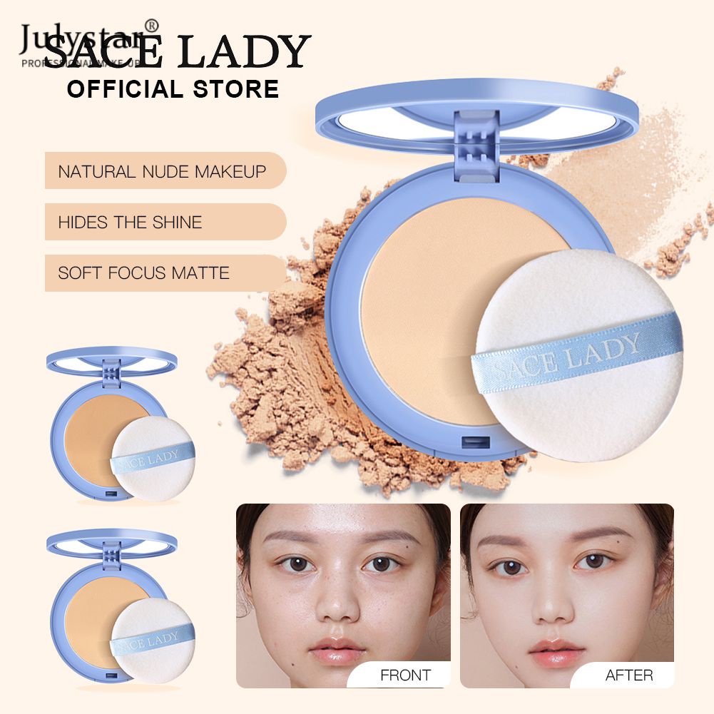 JULYSTAR Sace Lady Powder Compact Oil Control Light และ Soft Focus ติด ...