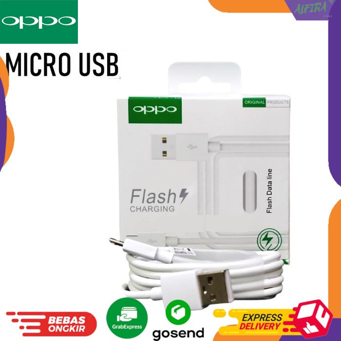 ของแท้ 100% สายชาร์จ OPPO Micro USB 2A Data Cable - OPPO F1s F5 F1 A37 ...