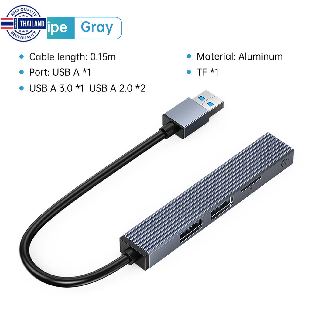 ORICO Aluminum HUB 4 Port USB 3.0 2.0 Multi Splitter OTG Adapter ...