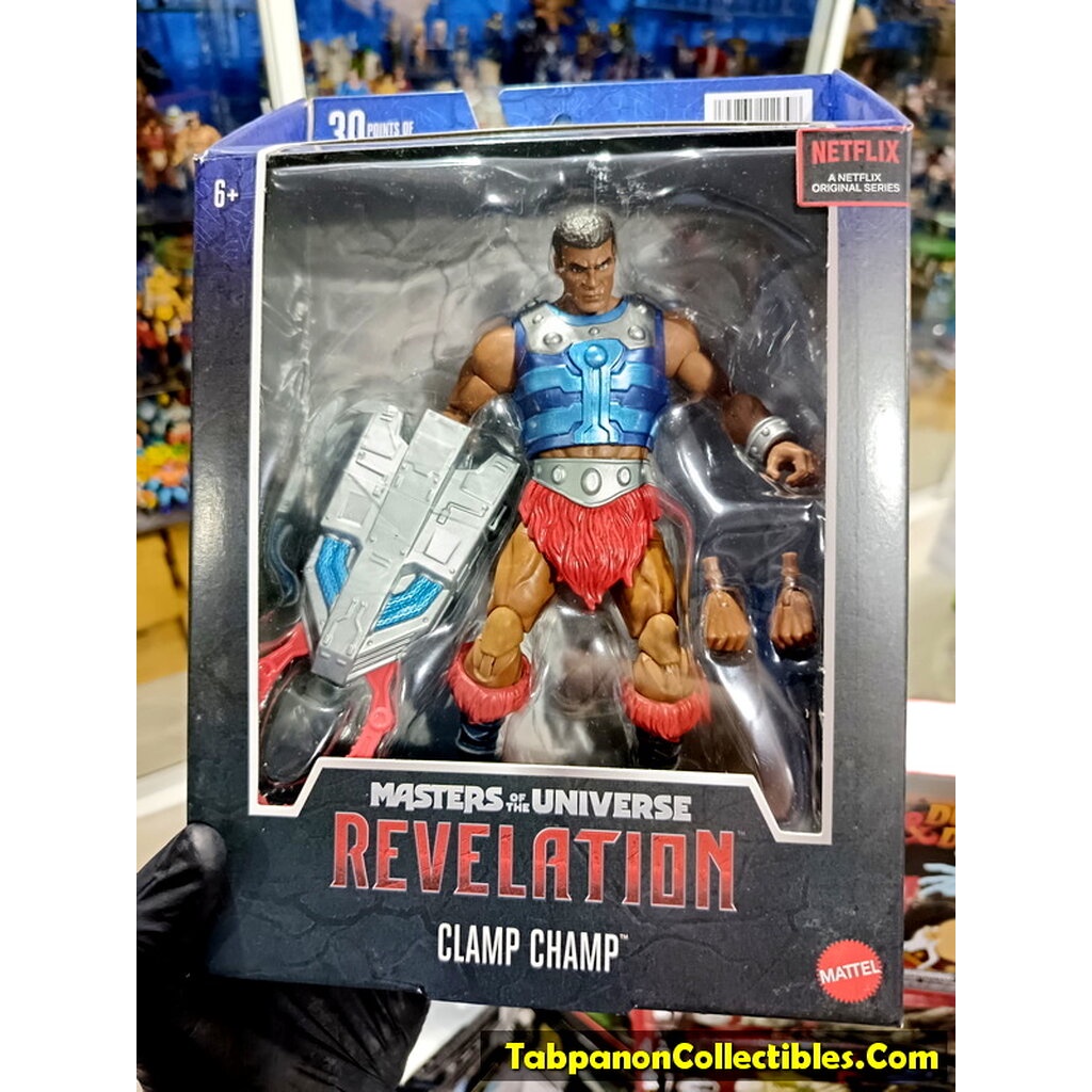 [2023.08] Mattel Masters of The Universe Masterverse Revelation Clamp Champ 7-inch Action Figure ...