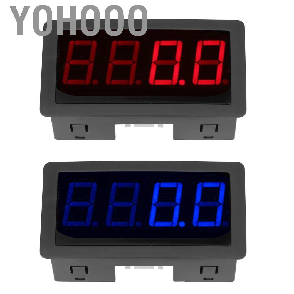 Yohooo 1 Set 4 Digital Tachometer Red/ Blue RPM Meter LED Meter+Hall ...