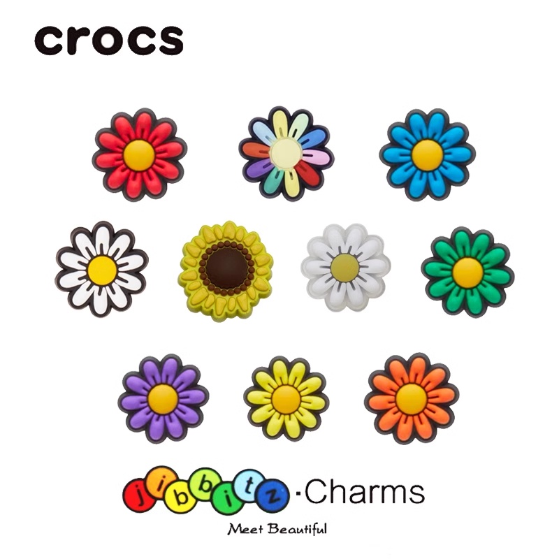 jibbitz crocs sunflower jibbitz set crocs jibbitz jibbitz crocs เกาหลี ...