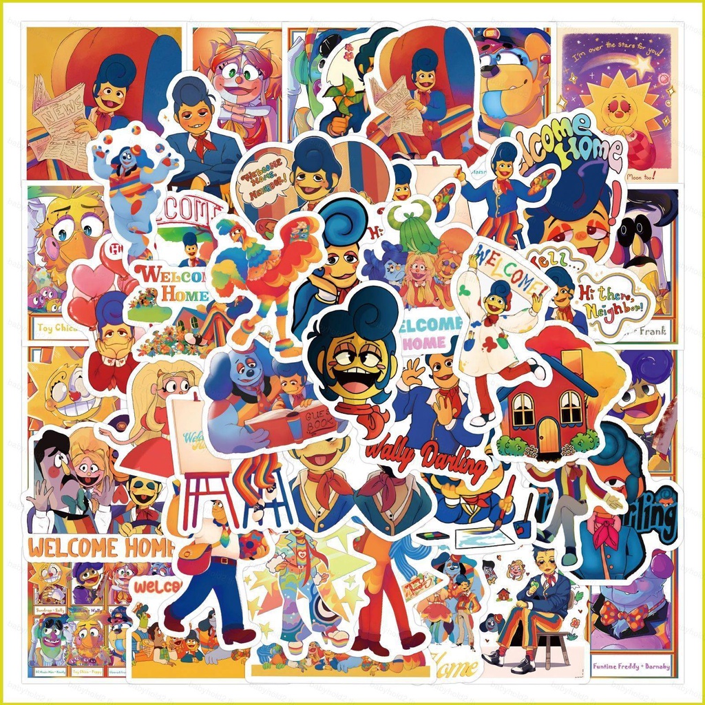 Acg 50/55 ชิ้น / เซต Wally Darling Doodle สติกเกอร์ DIY ตกแต่งแล็ปท็อป ...