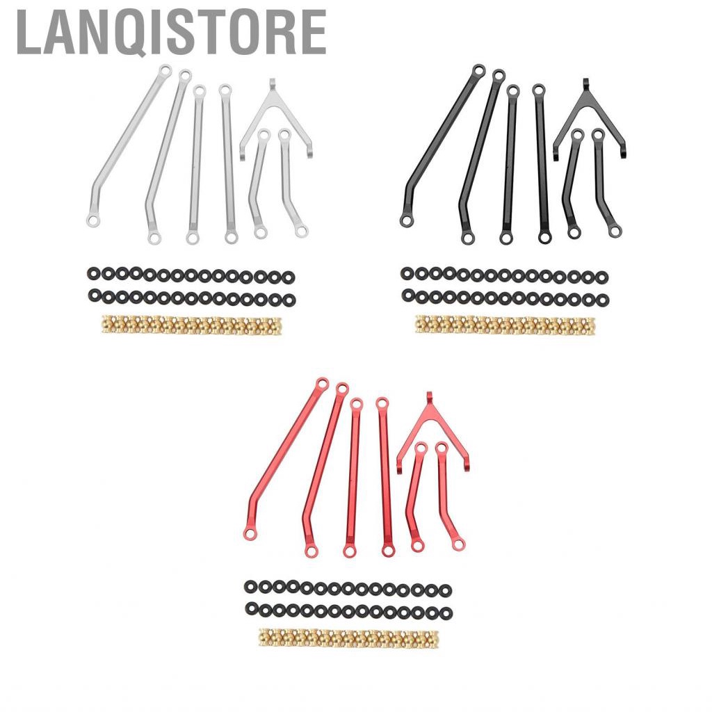 Lanqistore 1/24 Tie Rod Kit Linkage Pull Arm End Connector(Black ...