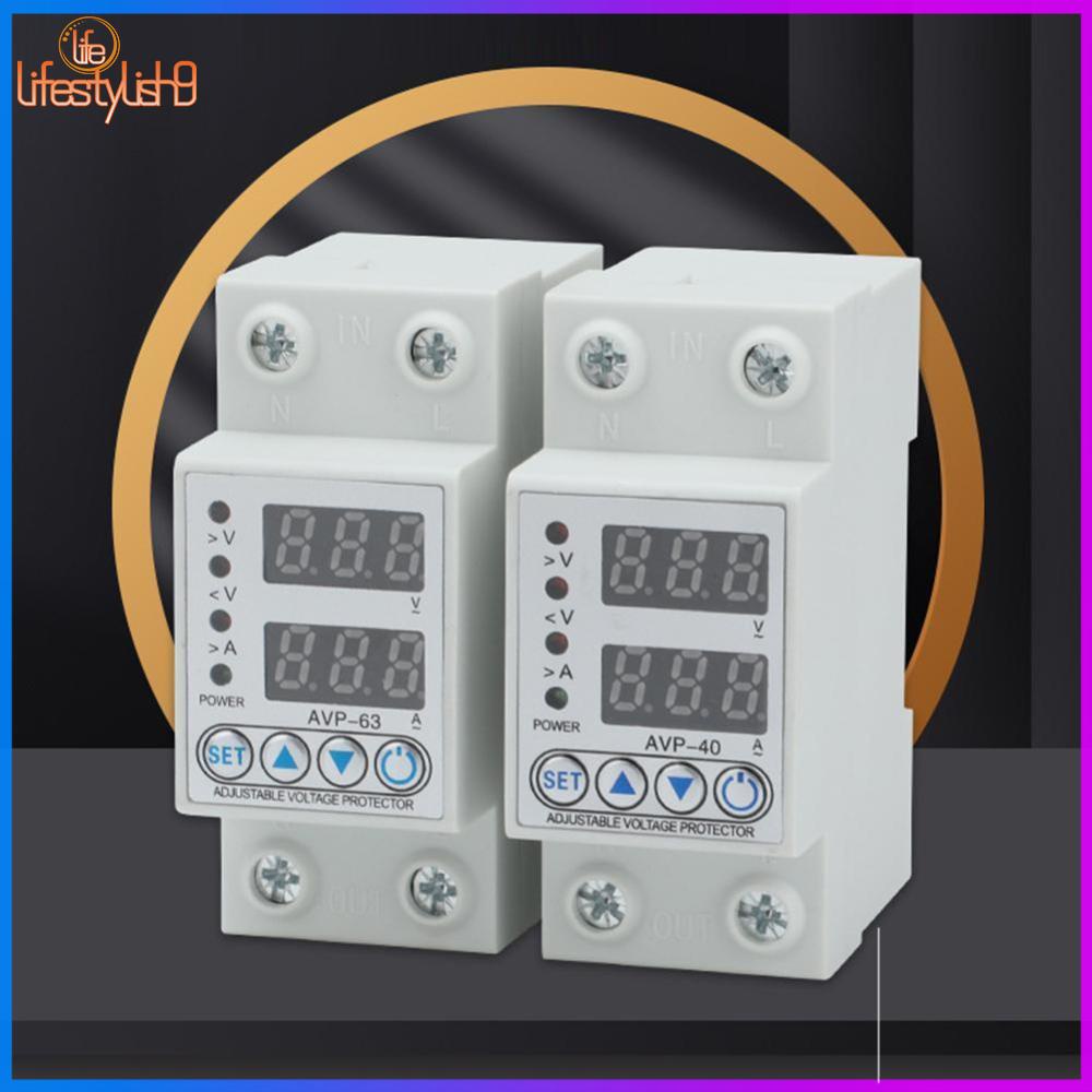 Oz 40A 63A 230V รางดิน รางดิจิตอล ปรับได้ เหนือแรงดันไฟฟ้า รีเลย์ป้องกัน ลิม | Shopee Thailand