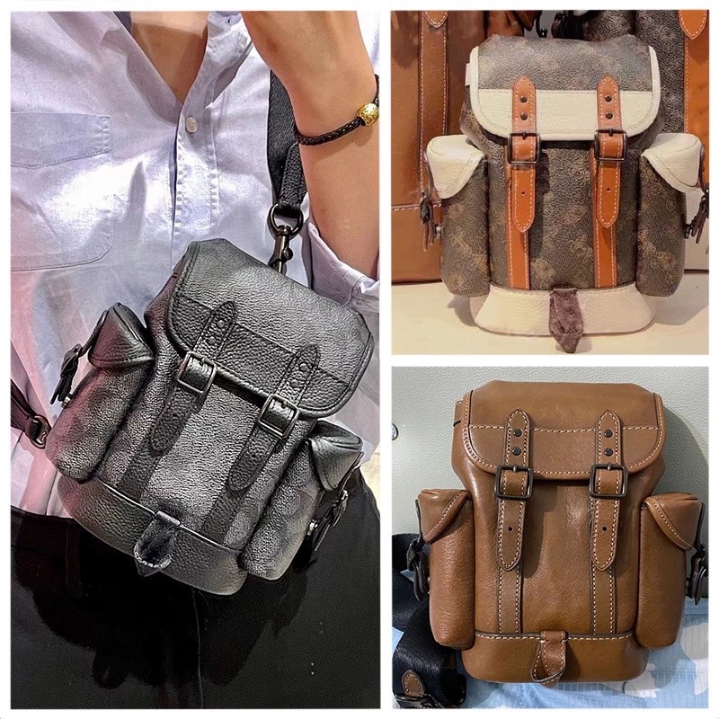 Hitch Backpack 13 In Signature Canvas CE506 CE505 CF112 ผู้ชาย กระเป๋า ...