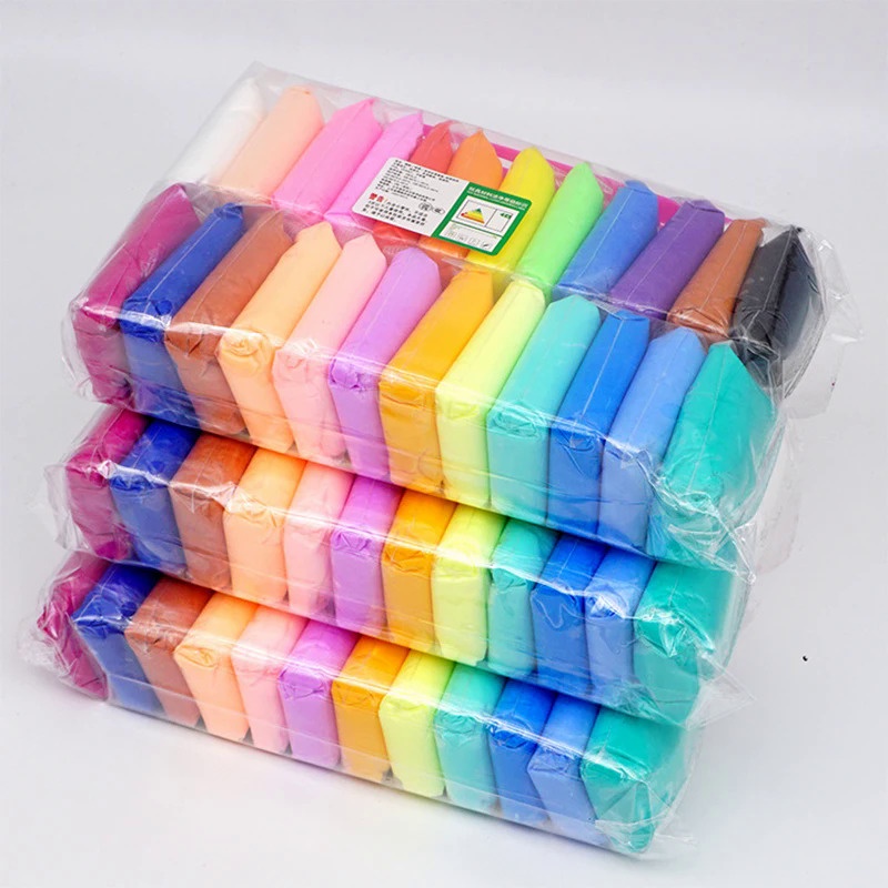 36 Color Super Light Clay Air Dry Polymer Modelling Clay With 3 Tools ...