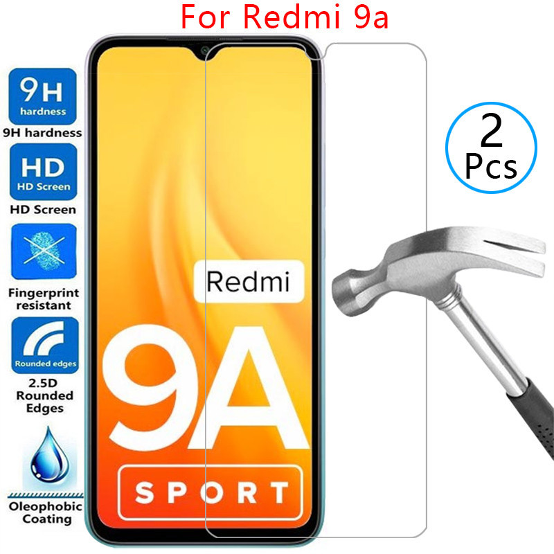 กระจกนิรภัยสําหรับ xiaomi redmi 9a กีฬาบน redmi9a 9 a9 โทรศัพท์กระเป๋า ...