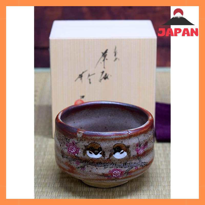 ชามมัทฉะชุดน้ําชาเซรามิก Kutani-yaki Matcha ชาชาม Sparrow ยี่ห้อ Matcha ...
