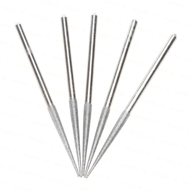 ʚɞ Ne ʚɞ 5PCS 3mm Shank Grinding Rods Bur เข็มแกะสลักแกะสลักขัดแก้วหยก ...