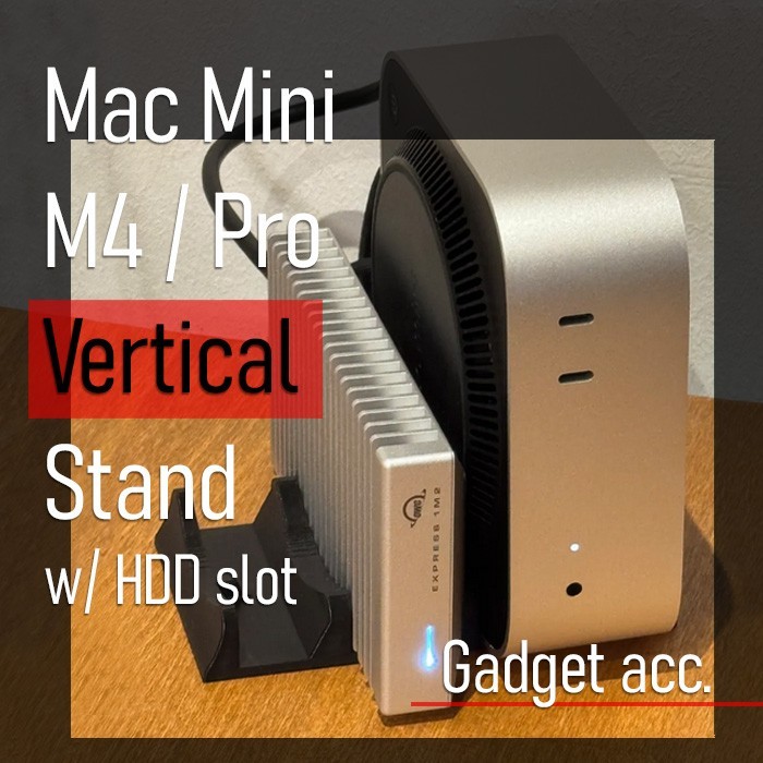 Mac Mini M4 Pro แนวตั้ง Dock Extra HDD OWC Express 1M2 Apple ฐาน Mount ...