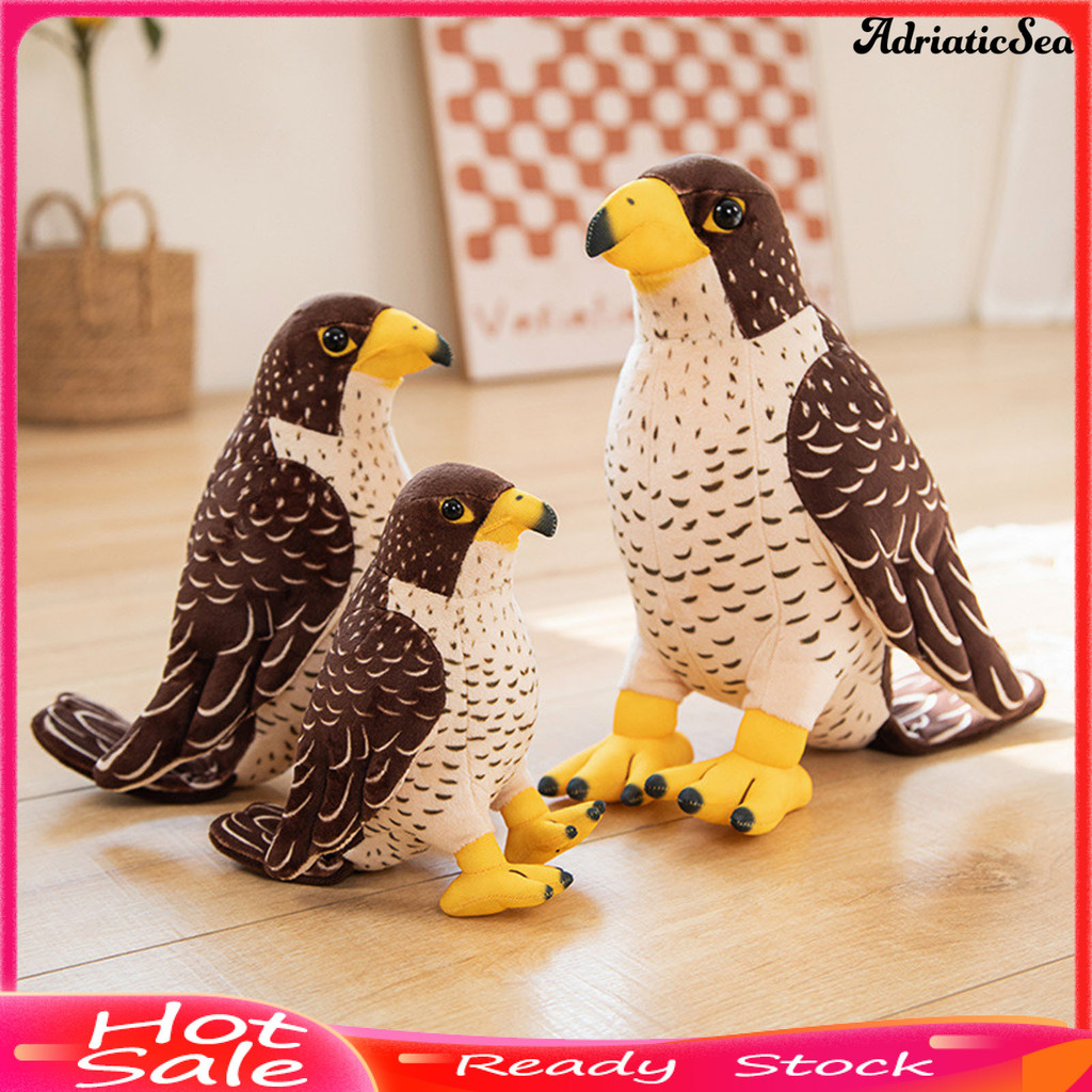 [COD]☃สมจริง Eagle ของเล่นตุ๊กตานุ่ม Cuddly เด็กความรู้ความเข้าใจ Prop ...