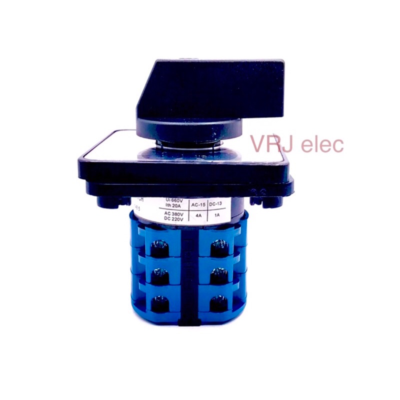 Switch Selector รุ่นLW26-20/3 20A ซีเล็คเตอร์สวิตช์ สวิตช์บิด ON-OFF-ON ...