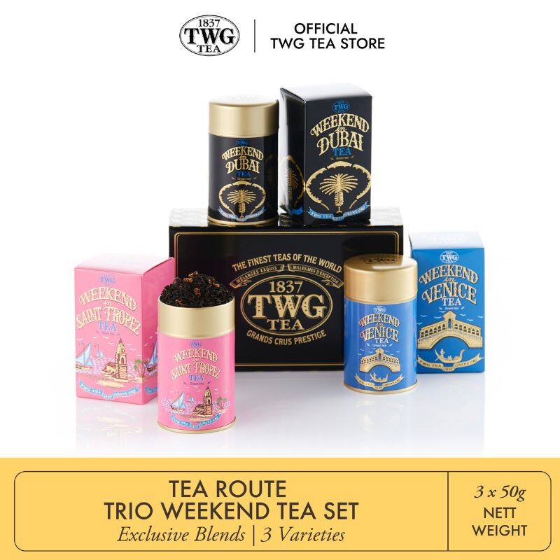 TWG Tea | Tea Route Trio Weekend Tea Set in Haute Couture Tea Tin Gift ...