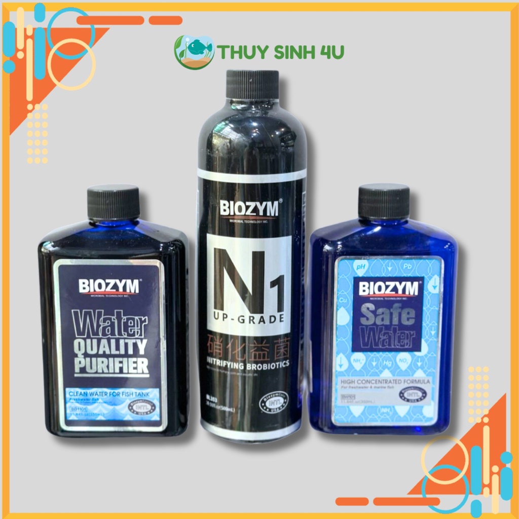 Combo Biozym Start - จุลินทรีย์ N1 เยื่อหุ้มน้ําตู้ปลาเร็วสุด การขจัด ...