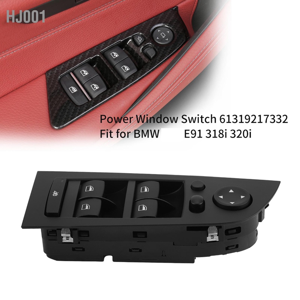 HJ001 สวิตช์กระจกไฟฟ้าหลักสำหรับ E90 318i 320i 61319217332 | Shopee ...